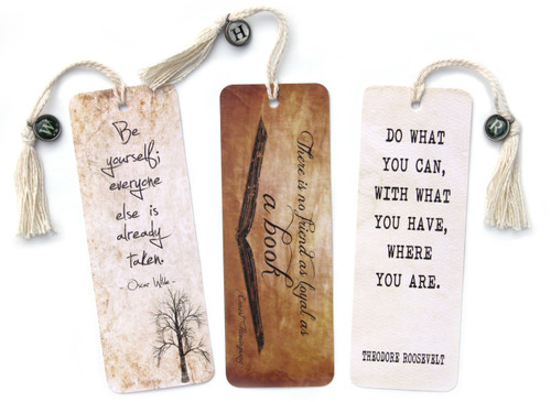 Motivational Classic Literary Quote Bookmarks featuring Wilde ...