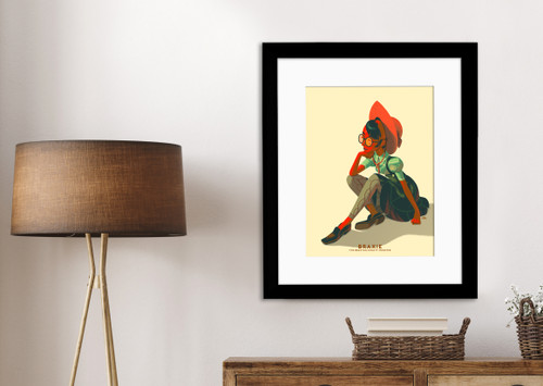 Flatwoods Monster Braxie Glen Brogan Art Print. Fine Art Paper ...