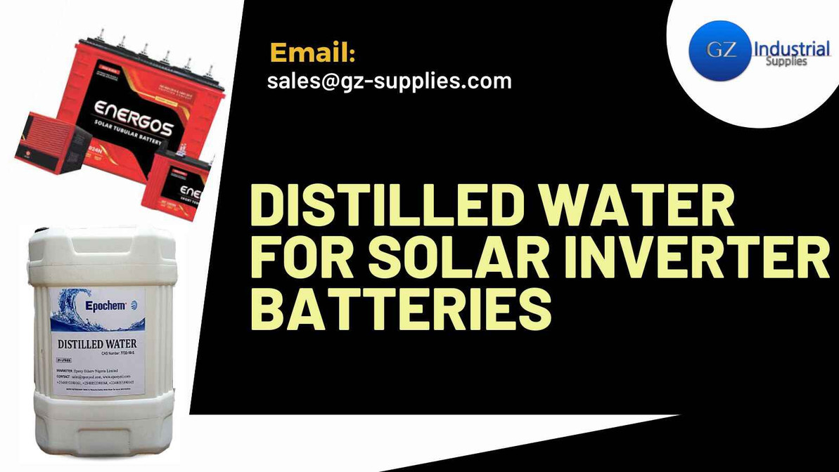 Distilled Water for Solar Inverter Batteries - GZ Industrial Supplies