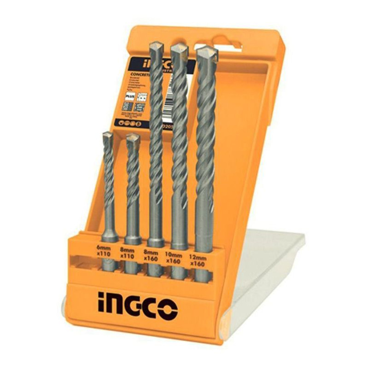 Buy Online ingco SDS plus hammer drill bits set - (AKD2052)