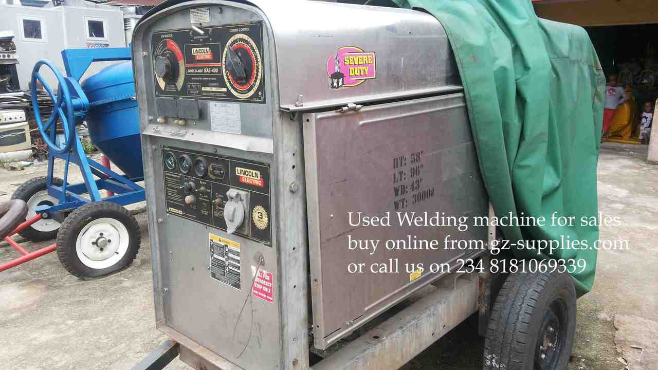 Buy Online in Nigeria From GZ Lincoln Welding machine SAE 400 amps