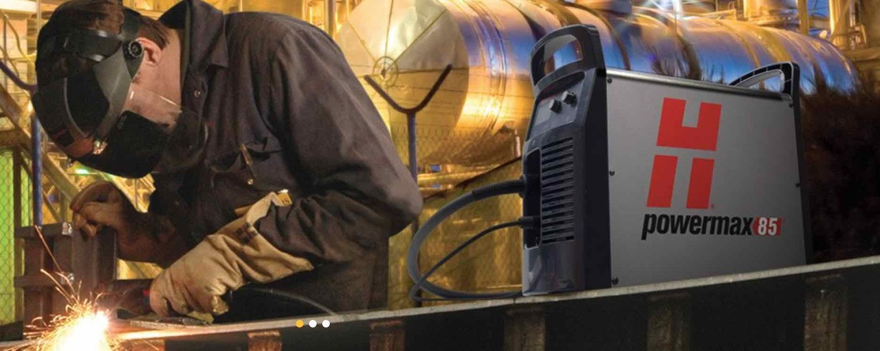 HYPERTHERM POWERMAX 85 AIR PLASMA CUTTING MACHINE- GZ Industrial ...