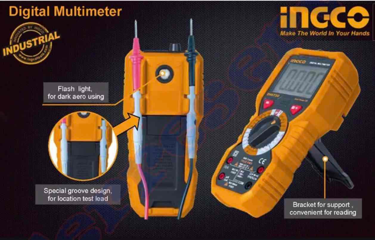 Buy online Ingco DM200 Digital Multimeter