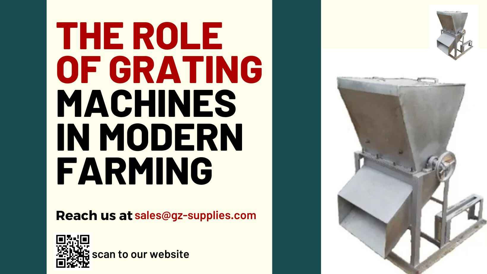 The Role of Grating Machines in Modern Farming - GZ Industrial Supplies