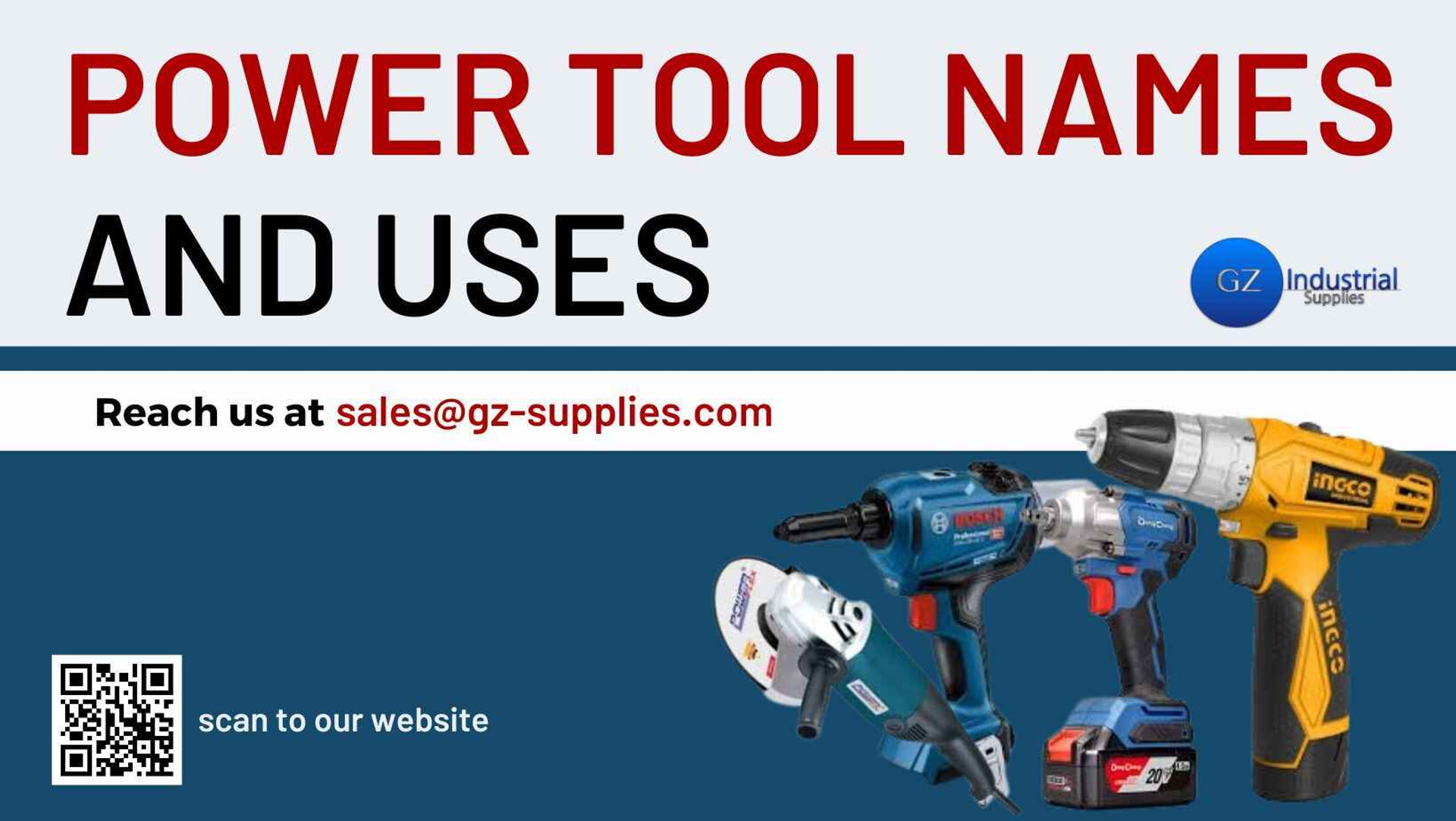 POWER TOOL NAMES AND USES - GZ Industrial Supplies