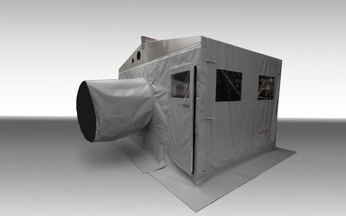 Welders welding tent heavy duty canvas 2m x 2m x 2m with frame