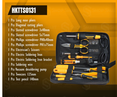 Buy online 13 Pcs Telecom Tools Set - (HKTTS0131) INGCO from GZ ...