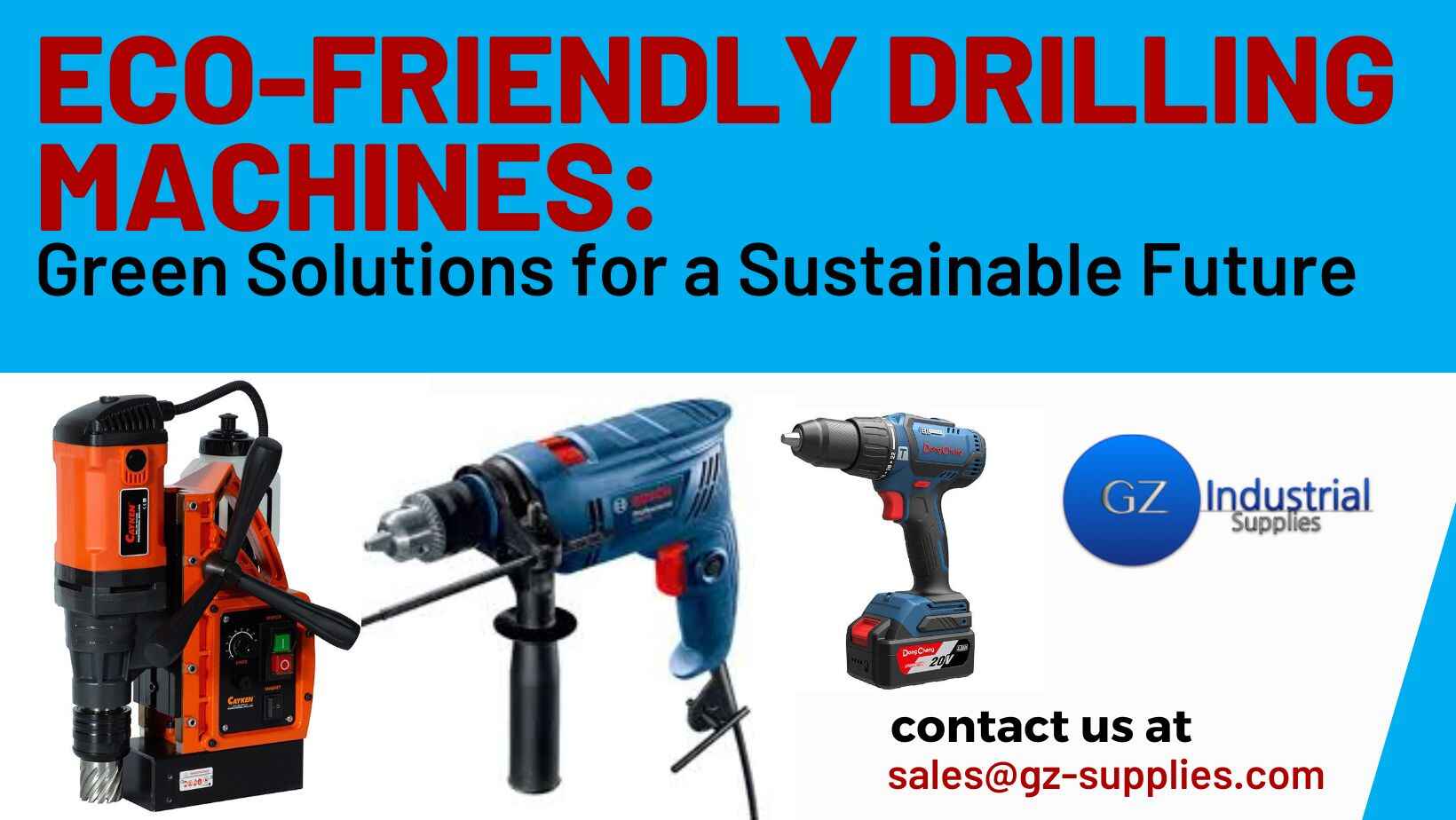 Eco-Friendly Drilling Machines: Green Solutions for a Sustainable ...