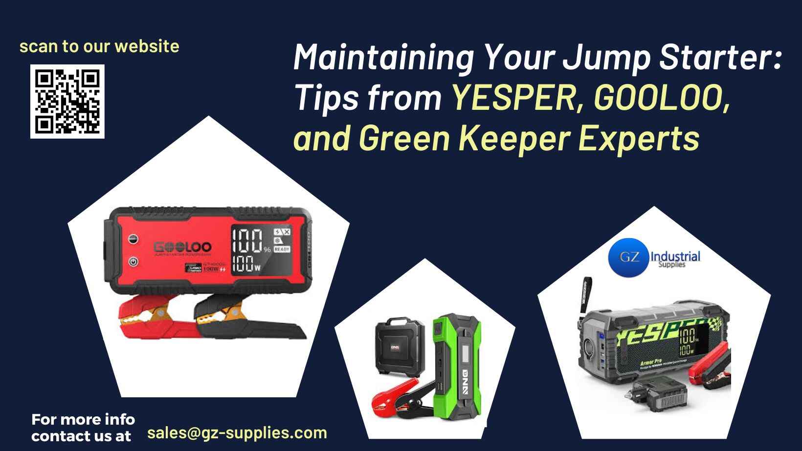 Maintaining Your Jump Starter: Tips from YESPER, GOOLOO, and Green ...