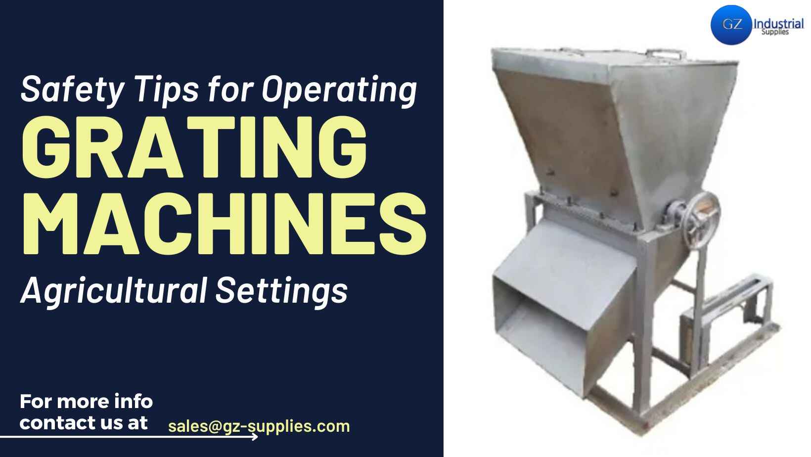 Safety Tips for Operating Grating Machines in Agricultural Settings ...