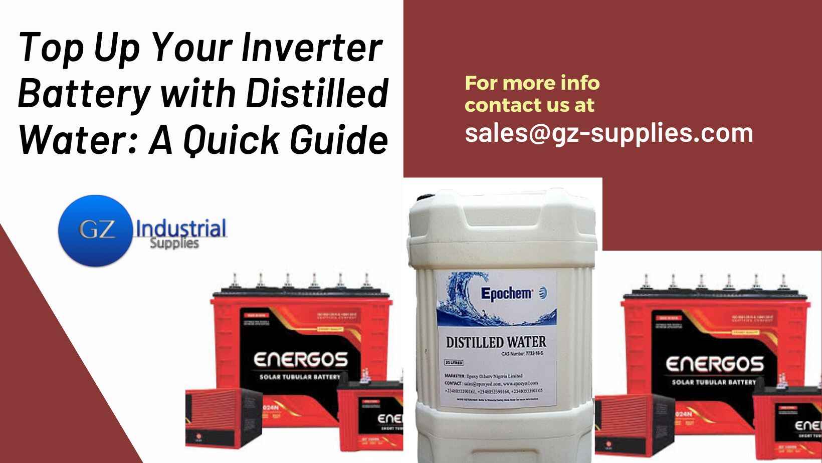 Top Up Your Inverter Battery with Distilled Water: A Quick Guide - GZ ...