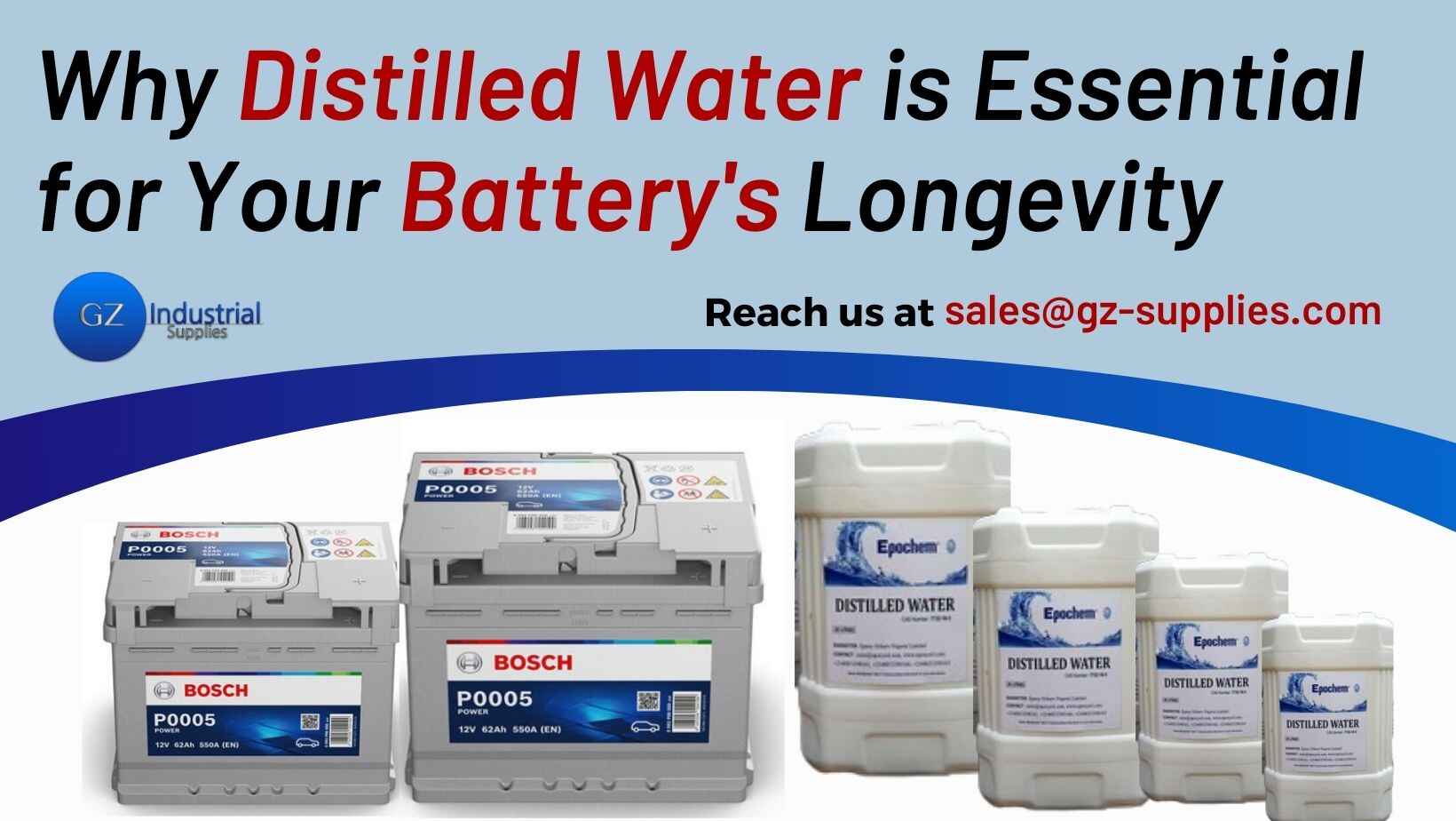 Why Distilled Water is Essential for Your Battery's Longevity - GZ ...