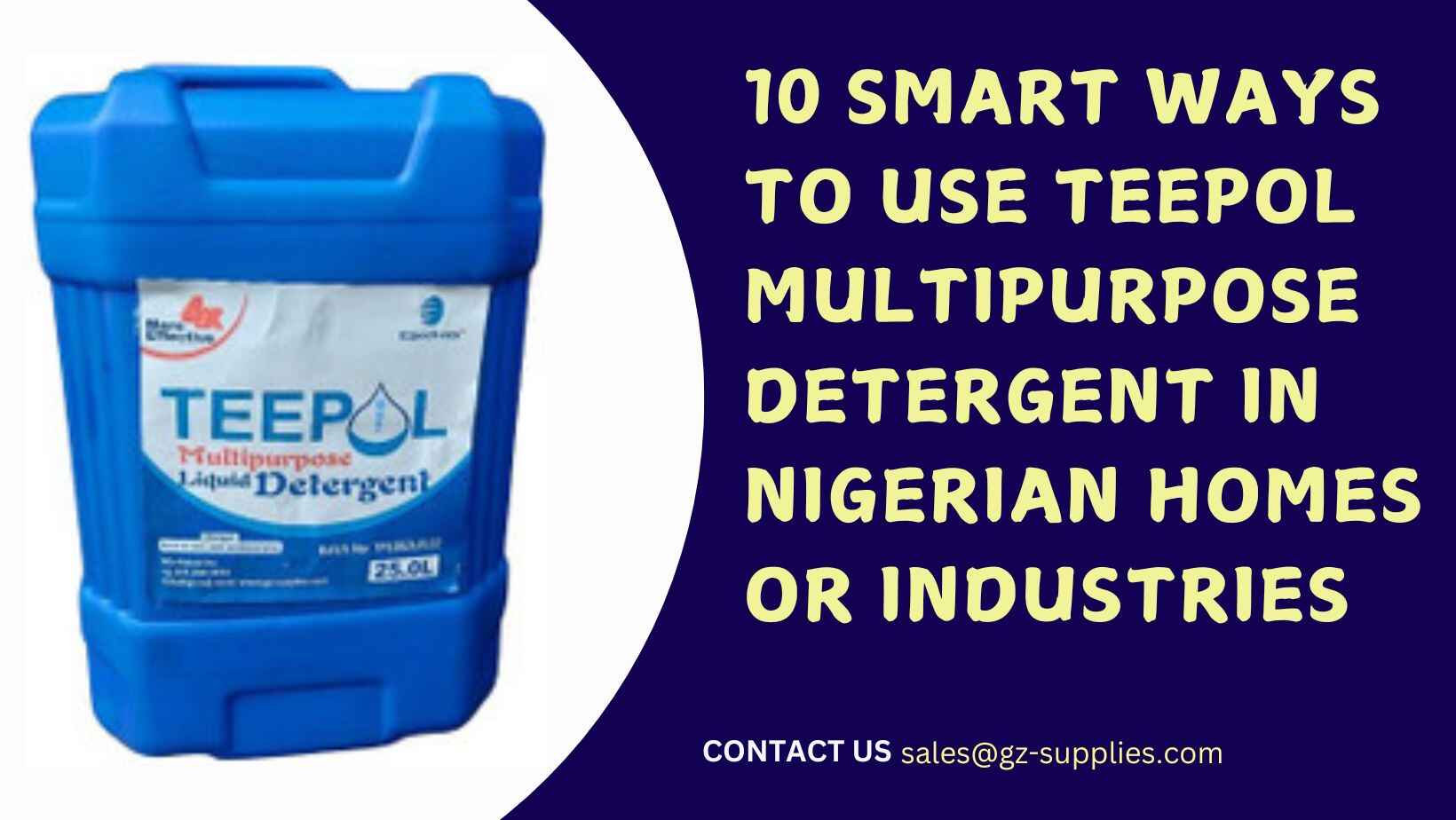 10 Smart Ways to Use Teepol Multipurpose Detergent in Nigerian Homes or ...