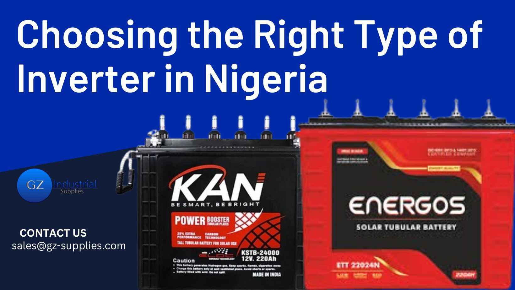 Choosing the Right Type of Inverter in Nigeria - GZ Industrial Supplies