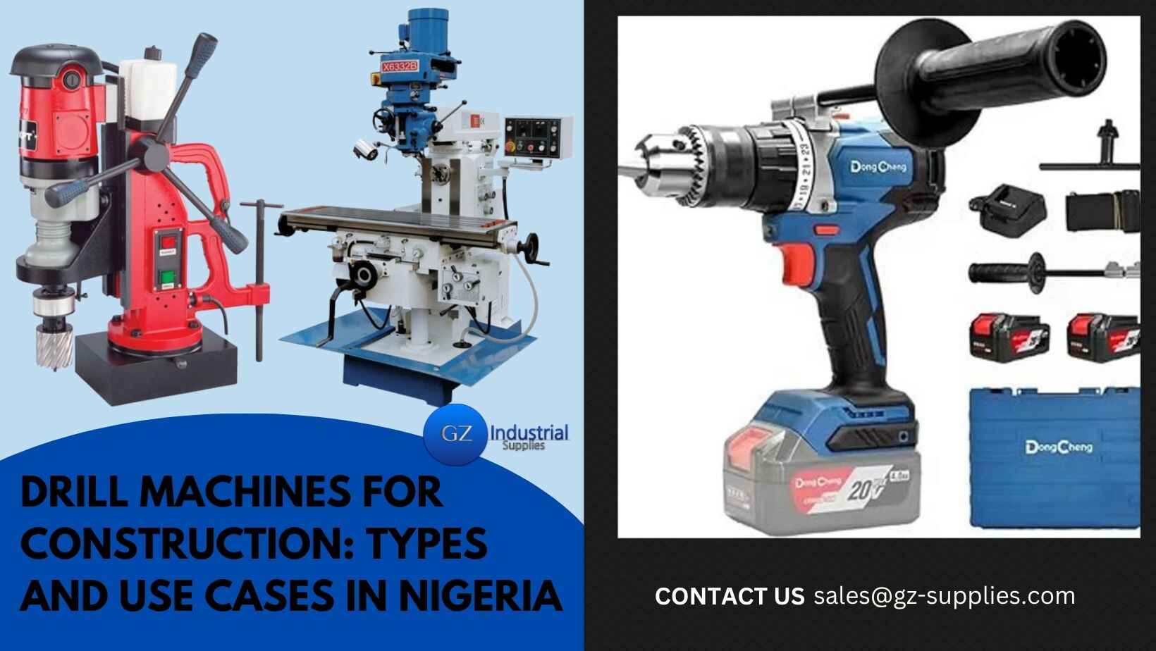 Drill Machines for Construction: Types and Use Cases in Nigeria - GZ ...