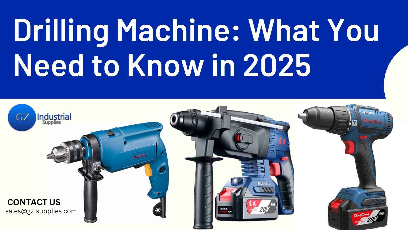 Drilling Machine: What You Need to Know in 2025 - GZ Industrial Supplies