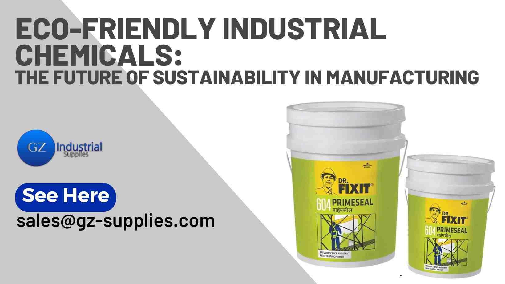 Eco-Friendly Industrial Chemicals: The Future of Sustainability in ...