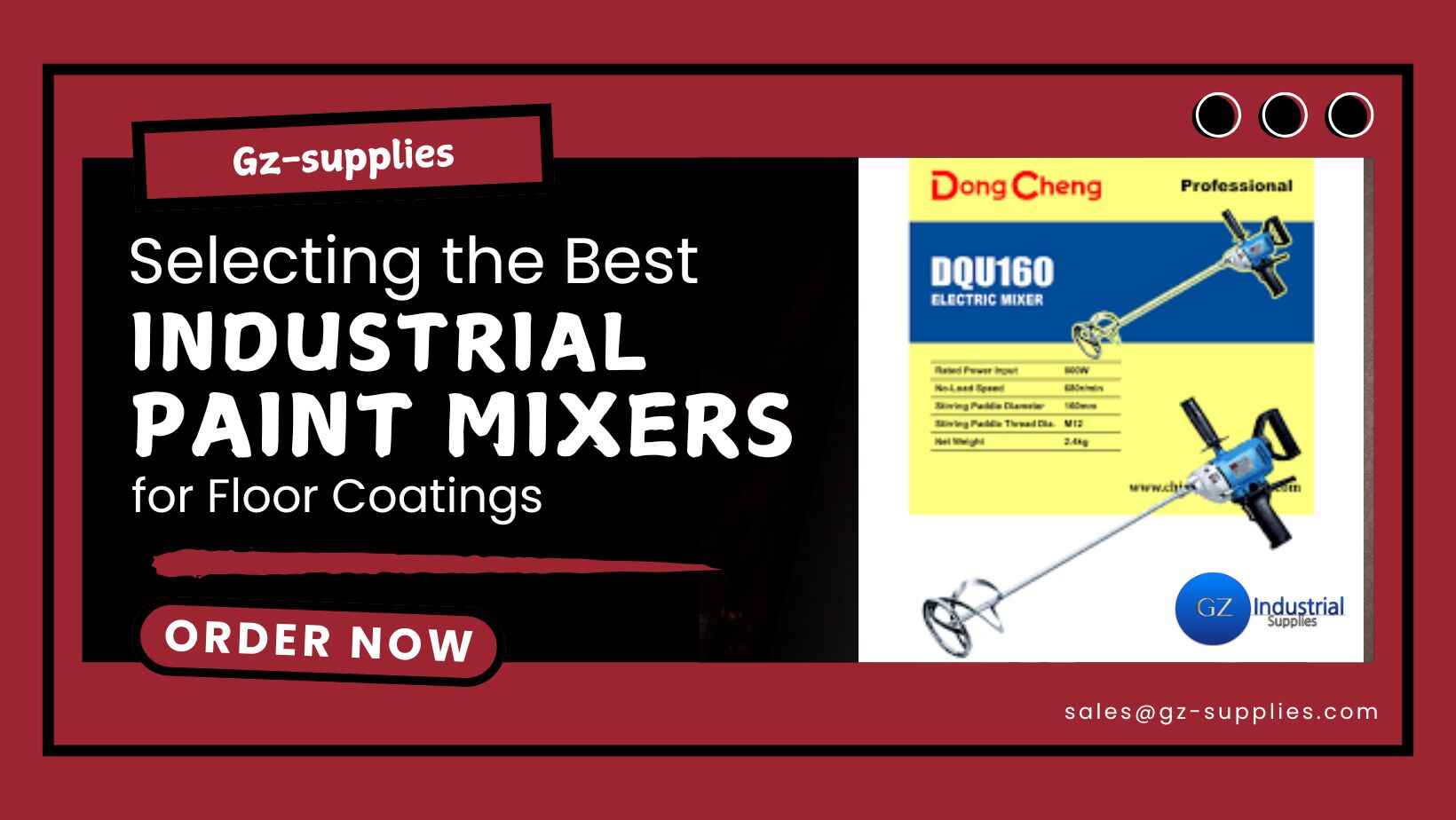 Selecting the Best Industrial Paint Mixers for Floor Coatings - GZ ...