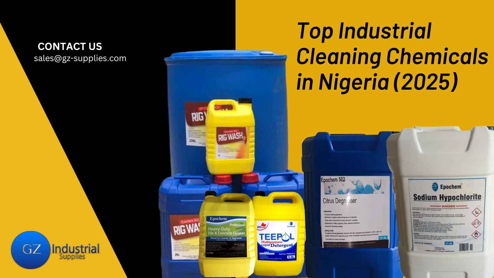 Top Industrial Cleaning Chemicals in Nigeria (2025) - GZ Industrial ...
