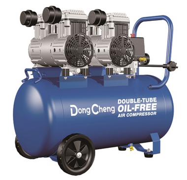 Buy online Dongcheng Double Tube Oil-Free Air Compressor DQE1500X2 50L ...
