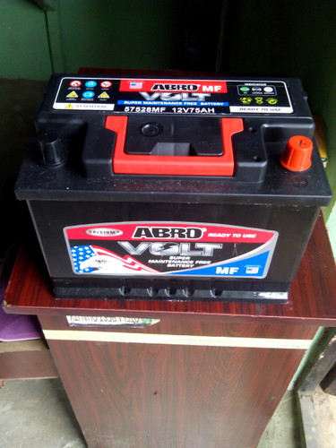Buy Abro Volt Automotive Car battery 75AH 12V online from GZ industrial ...
