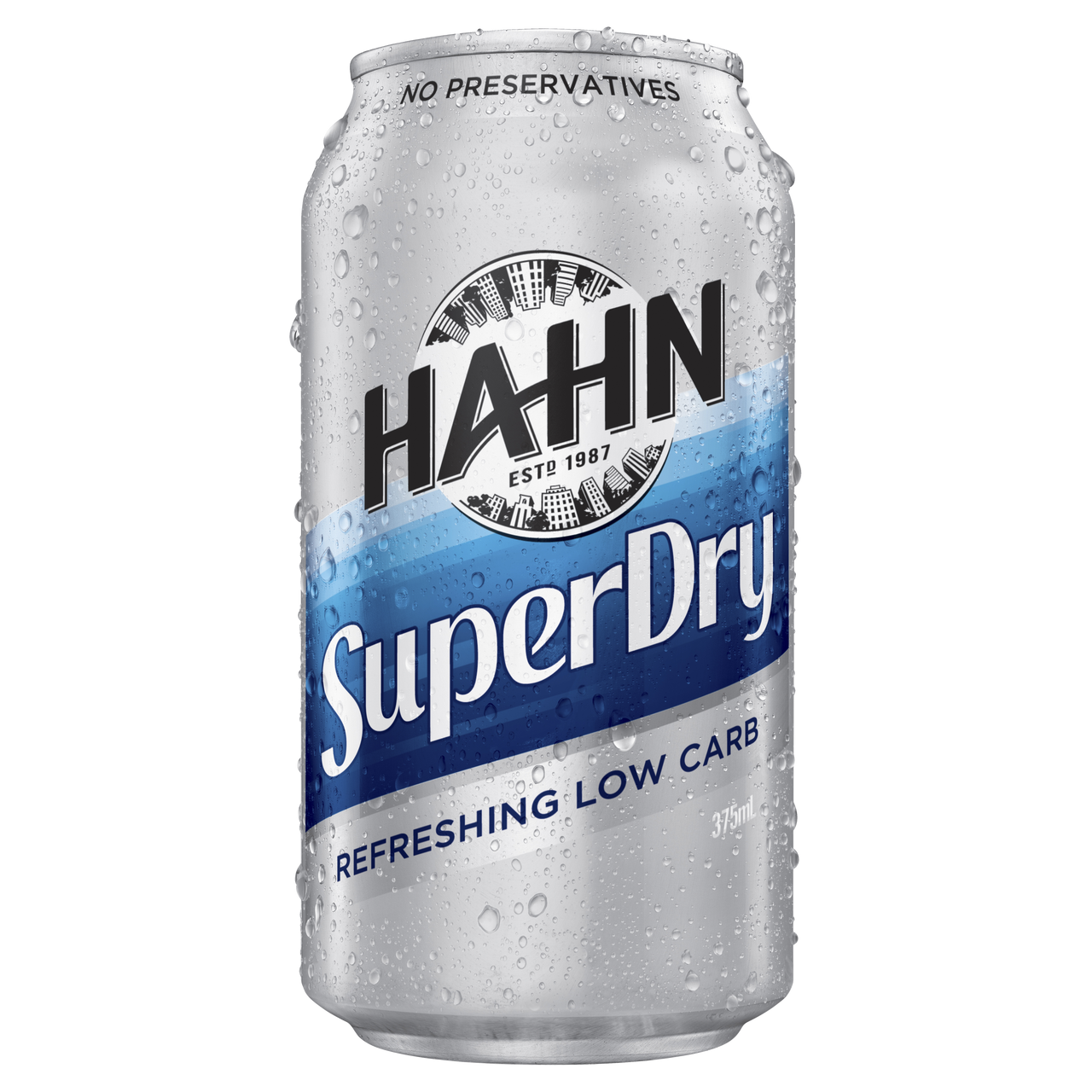 Buy Hahn Super Dry Cans 375mL - Red Bottle