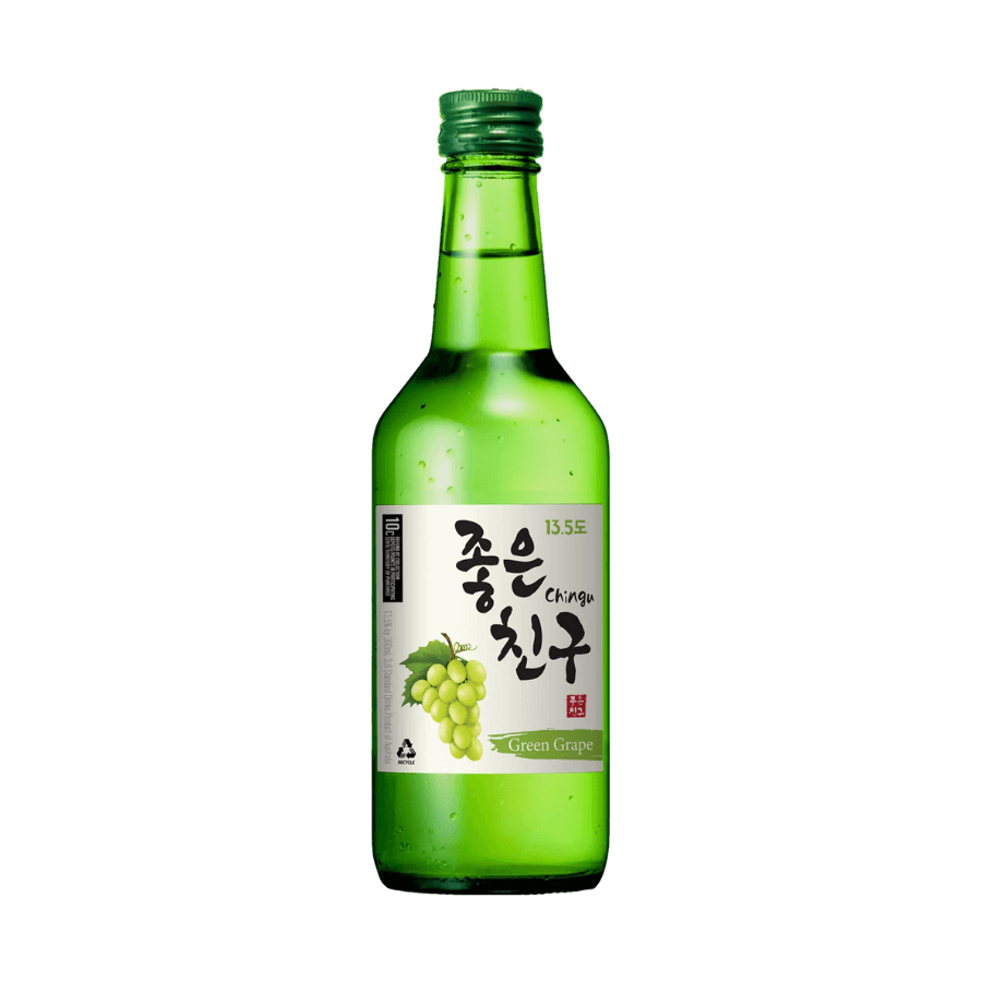 Buy Chingu Green Grape Soju 360mL - Red Bottle