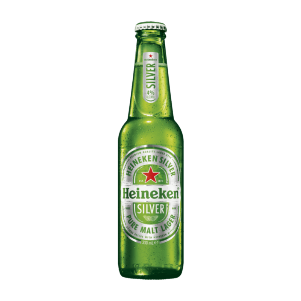 Buy Heineken Silver Bottle 330mL - Red Bottle