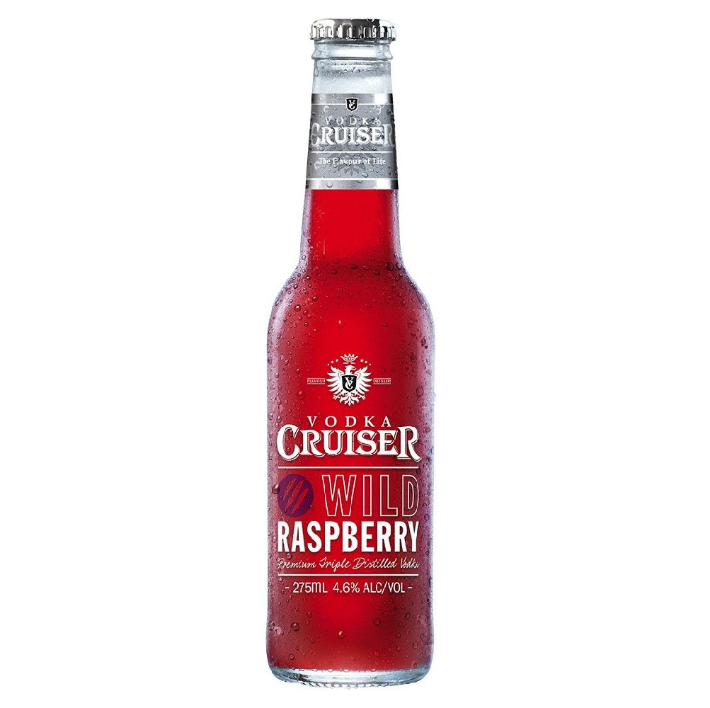 Buy Vodka Cruiser Wild Raspberry 275ml - Red Bottle