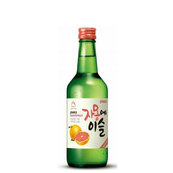 Buy Jinro Grapefruit Soju Bottle 360mL - Red Bottle