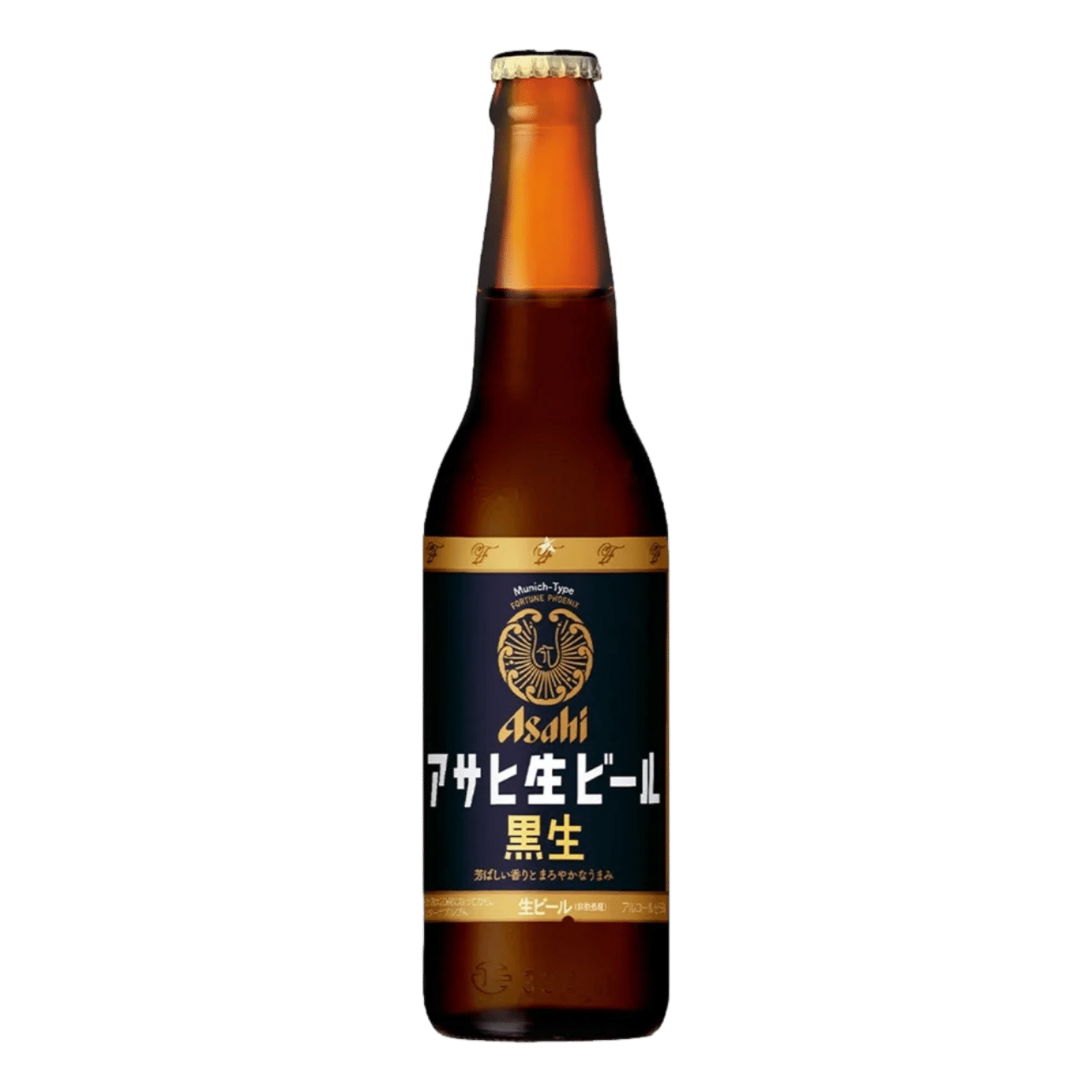Buy Asahi Black Munich Type Draft Bottles 334mL - Red Bottle