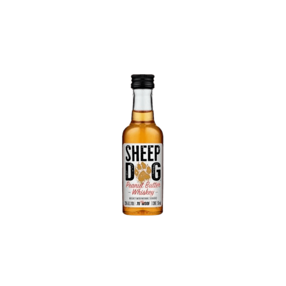 Buy SHEEP DOG-PEANUT BUTTER WHISKY 50ML - Red Bottle