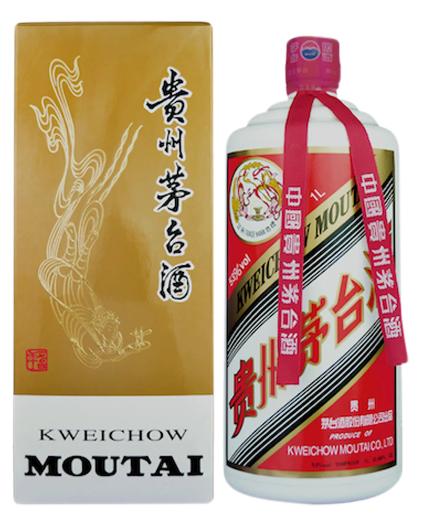 Buy Moutai 53% Flying Fairy Baijiu 500mL - Red Bottle
