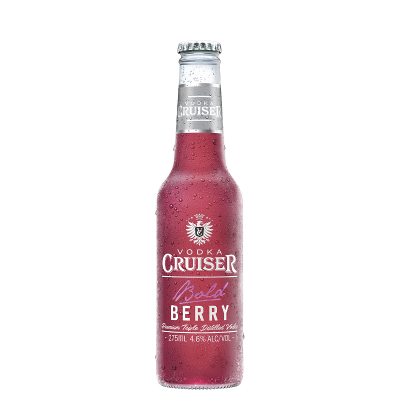 Buy Vodka Cruiser Bold Berry Bottle 275mL - Red Bottle