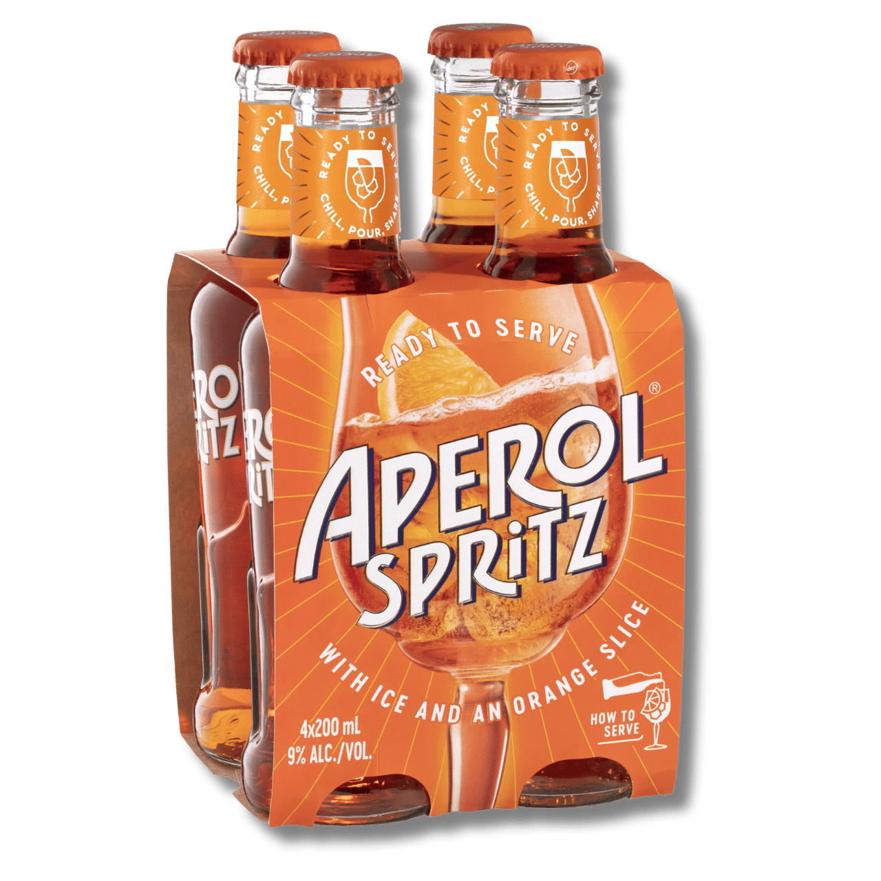 Buy Aperol Spritz Bottle 200mL - Red Bottle