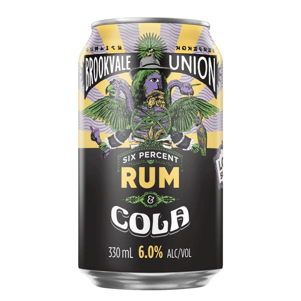 Buy Brookvale Union Rum & Cola 6% 330mL - Red Bottle