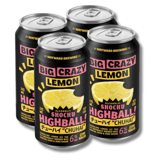 Buy Wayward Big Crazy Lemon Shochu Highball 6% 375mL - Red Bottle
