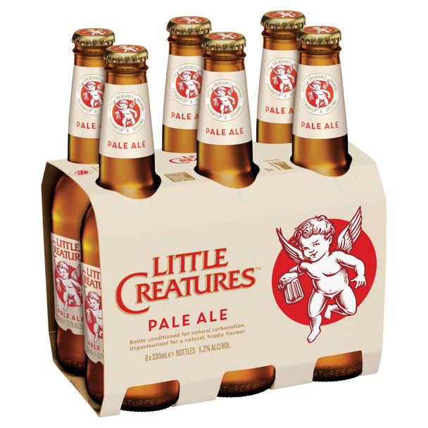 Buy LITTLE CREATURES-PALE ALE BOTTLE 330ML - Red Bottle