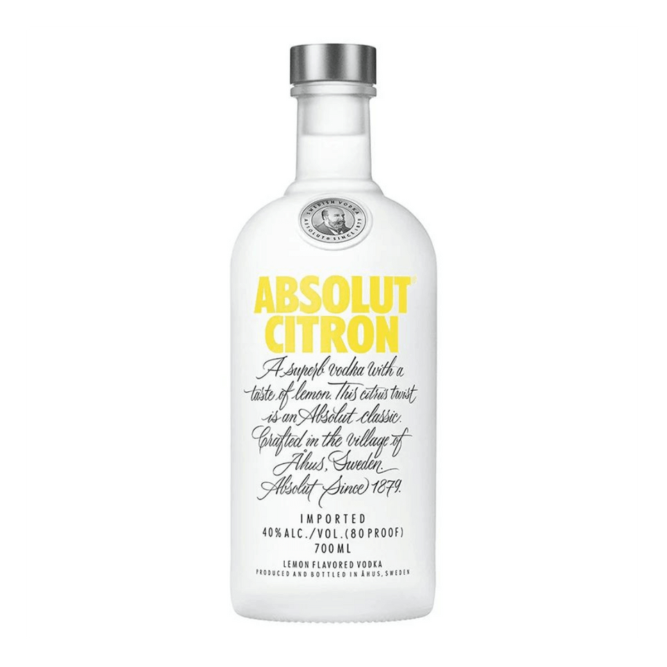 Buy Absolut Vodka Citron 700mL - Red Bottle