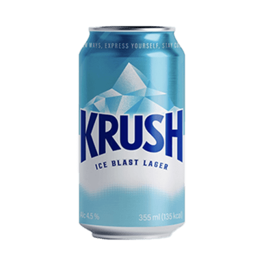 Buy Kloud Krush Beer Cans 355ml - Red Bottle