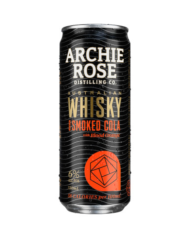 Buy ARCHIE ROSE-WHISKY & SMOKED COLA CANS 330ml - Red Bottle