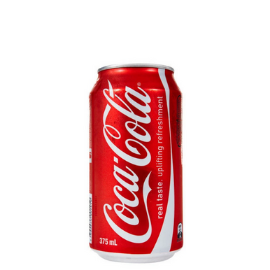 Buy Coca Cola Can 375ml - Red Bottle