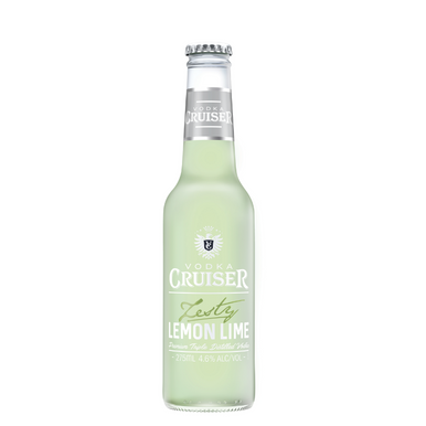 Buy Vodka Cruiser Zesty Lemon and Lime Bottle 275mL - Red Bottle