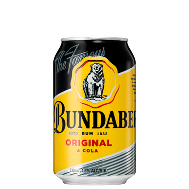 Buy Bundaberg UP Rum and Cola Cans 330mL - Red Bottle
