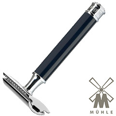Muhle R106 Black and Chrome Traditional Safety Razor