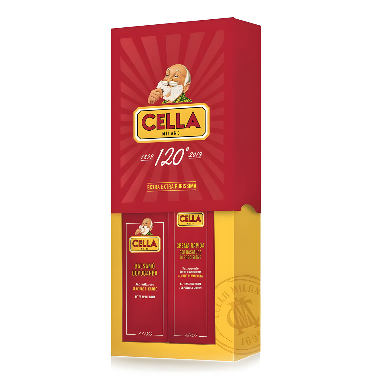 Cella Italian Shaving Cream and Balm Gift Set