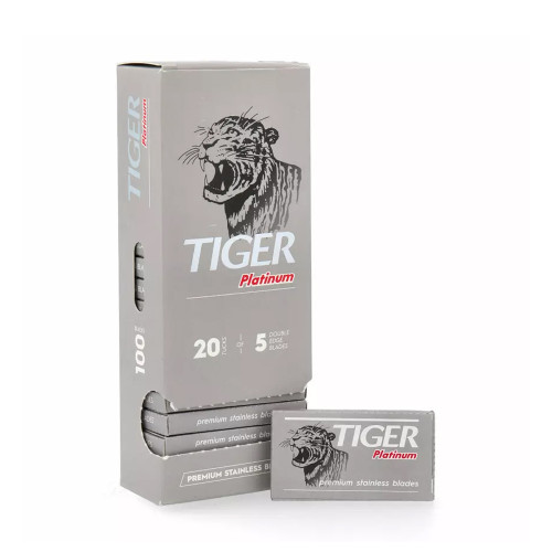 100 Tiger Double Edge Razor Blades