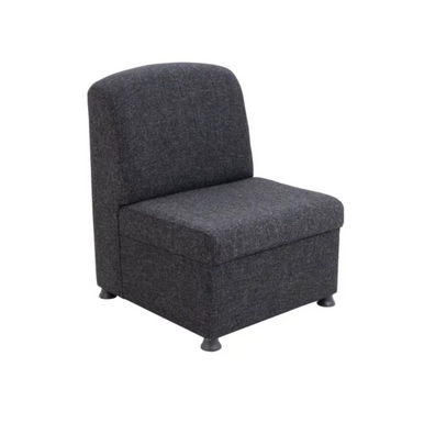 Arista Modular Reception Chair 610x670x830mm Charcoal KF74203