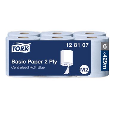 Basic Centre Feed Wiping Paper White M1