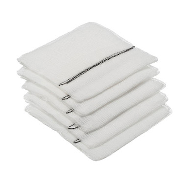 Detex™ Non–Sterile 12–Ply X–Ray Detectable Gauze Swabs Green 10 x 10 cm ...